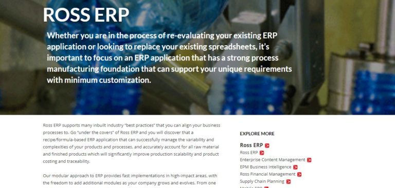 Aptean Ross ERP in 2025 - Reviews, Features, Pricing, Comparison ...